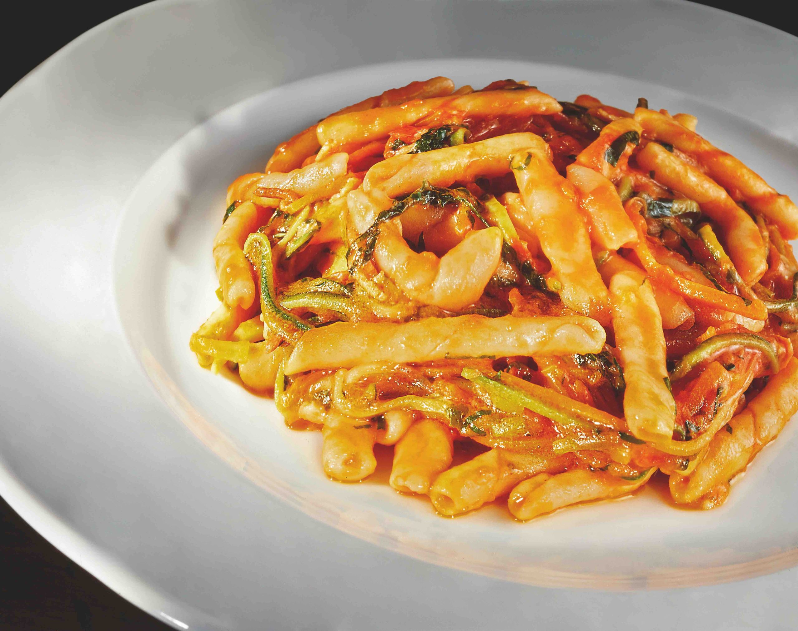 Caserecci con julienne di verdure - Gambero Rosso